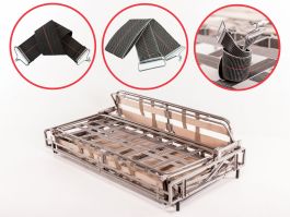 Elastic webbing with hooks for sofas and sofa beds | Intes